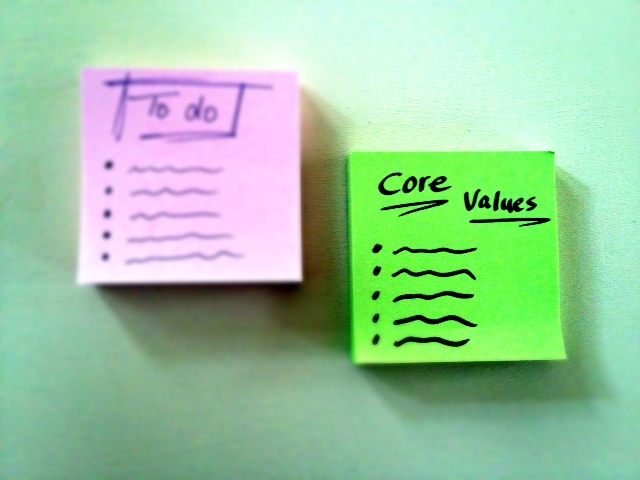 Core values – life coaching colouryourdream